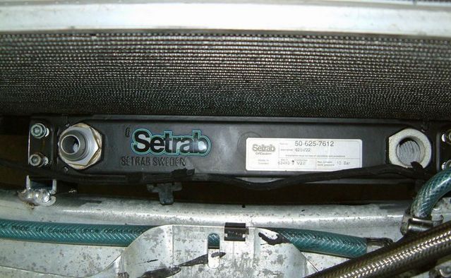 Setrab oil cooler installation (part 2)...