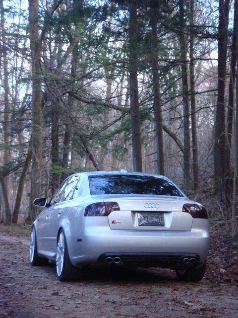 Light Silver B7 S4 Rear Valence - To paint black, or not to paint black