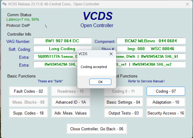 Resolved - 65673 - Sensor for Rear Lid/Hatch Opening, "Incorrect ...