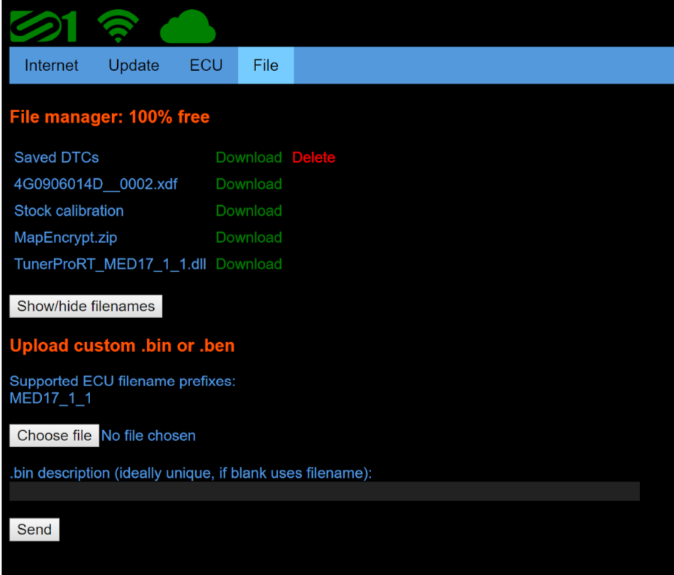 DS1 TunerRT Pro Mods