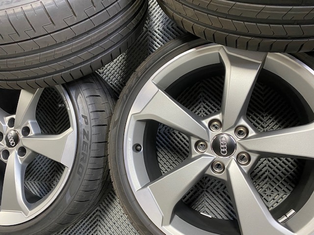 For Sale: FOR SALE -- OEM 19" S4 Rotors with tires (Brand New) Less ...