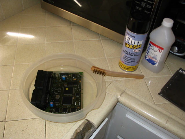Cleaning the ecu