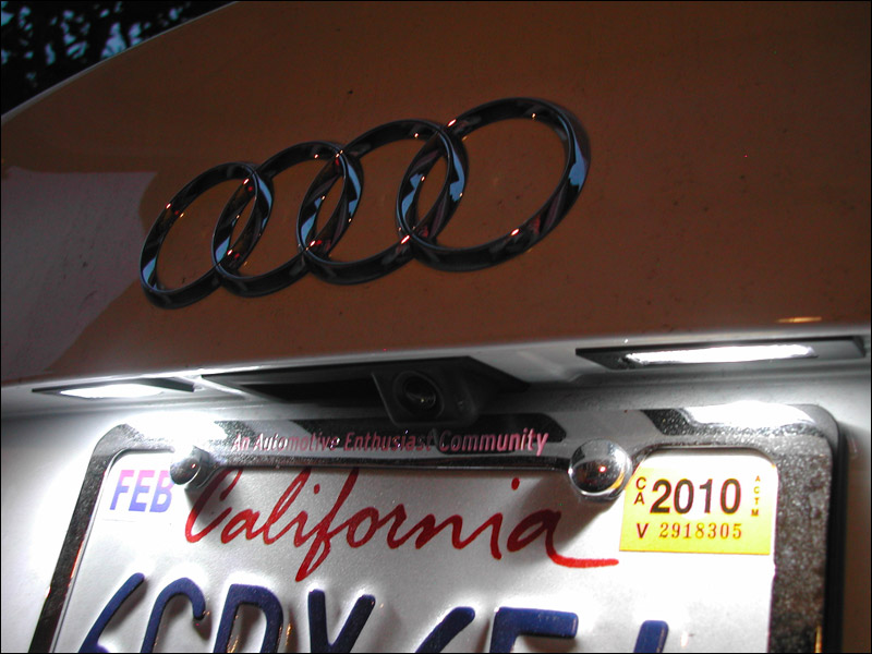 Tested out a few new LED bulbs in the rear license plate area