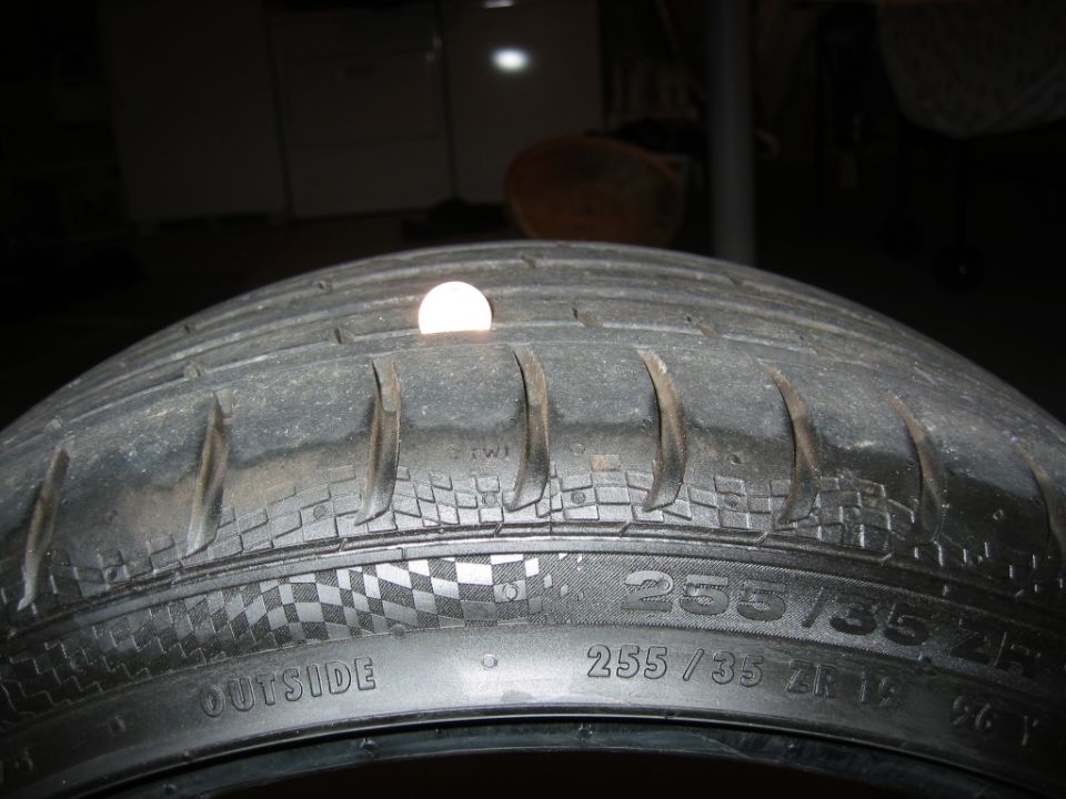 For Sale: ContiSportContact 3 Summer Sport Tires (4) - Less than 500 miles