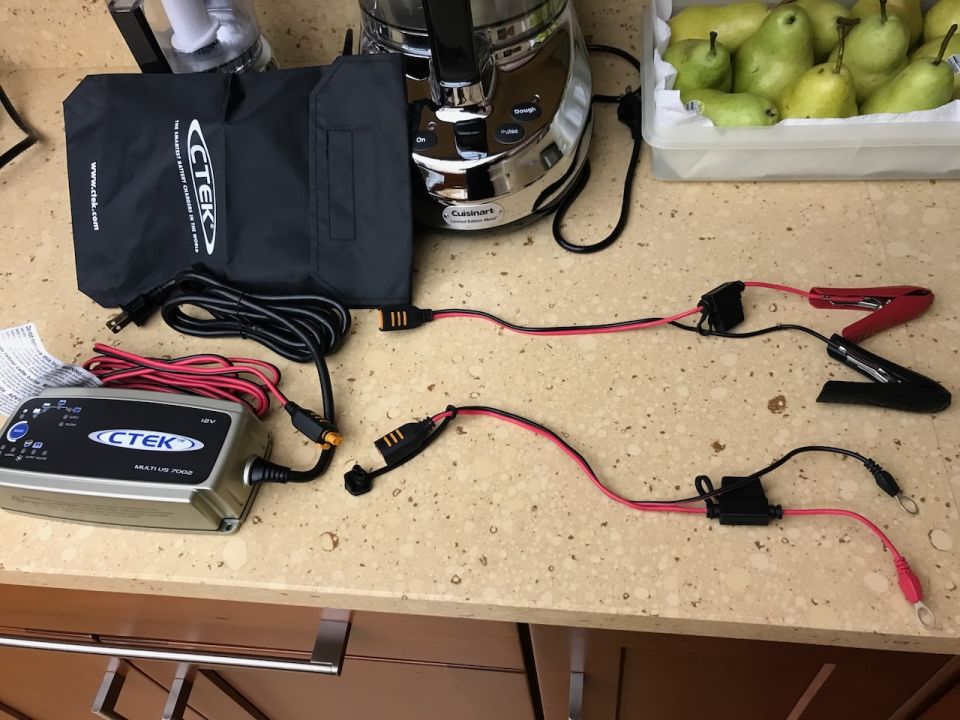 Battery Charging and Maintaining with CTEK etc