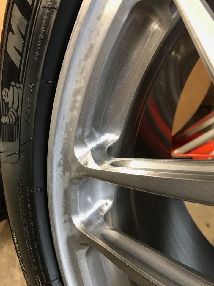 Powder Coated Wheel Stain