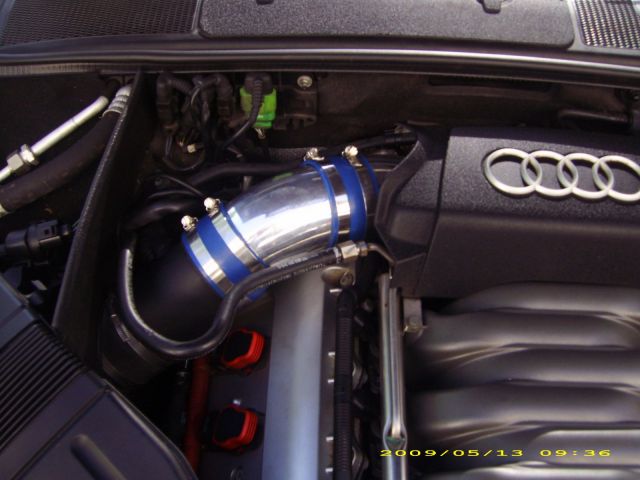 just finished my custom aluminum intake piping, what do u guys think?
