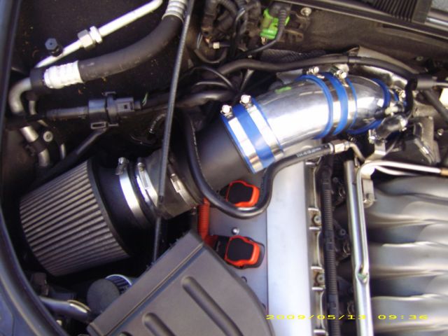 just finished my custom aluminum intake piping, what do u guys think?