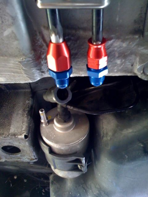 Hard line fuel feed and return done(more parts/pics)