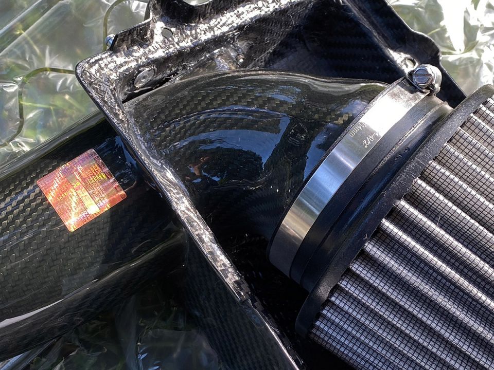 SOLD: 034 Carbon Fiber air intake system - $200