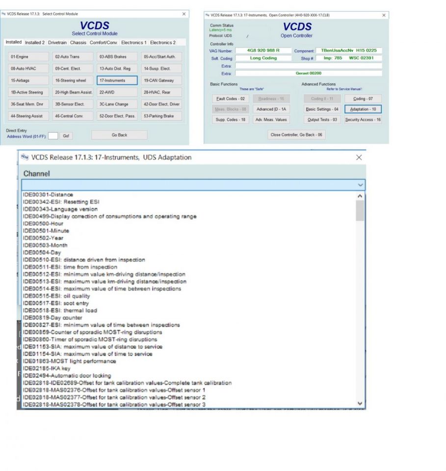 RS 7 VCDS coding