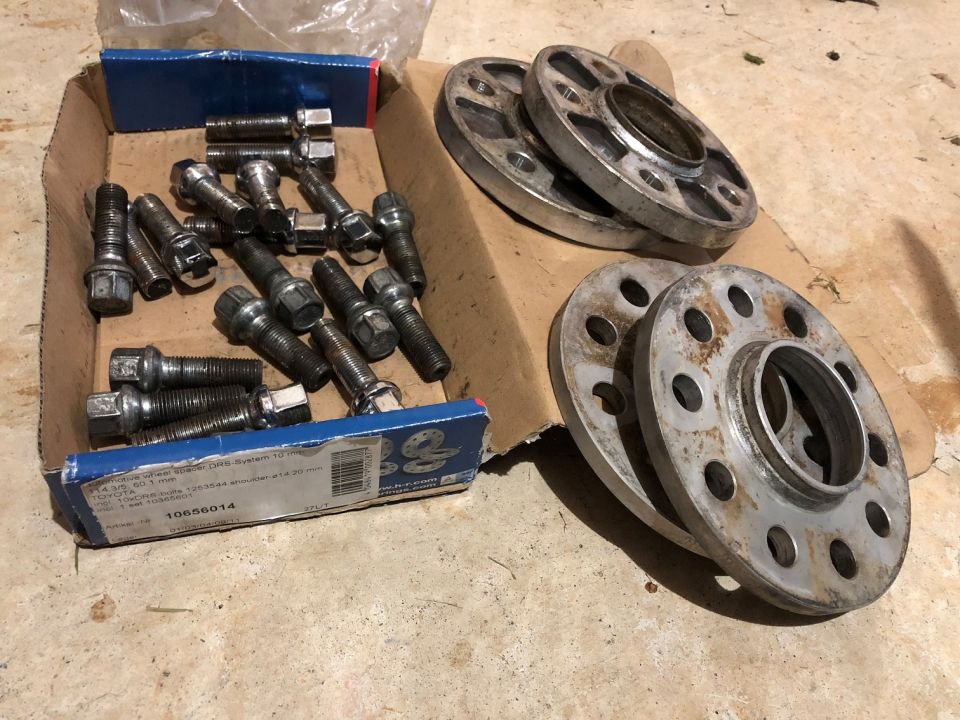 For Sale: H&R spacers 10mm fronts and 15mm rears with bolts