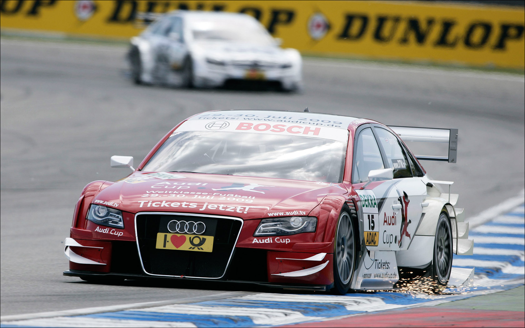 Audi A4 DTM at Hockenheim - 1680x1050 - Audizine Photo Gallery